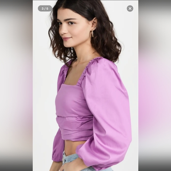 Veronica Beard | Tops | Never Worn Veronica Beard Kayla Puff Sleeve Top ...